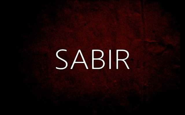 Sabır - hacialibayram.com Sevgi yolu
